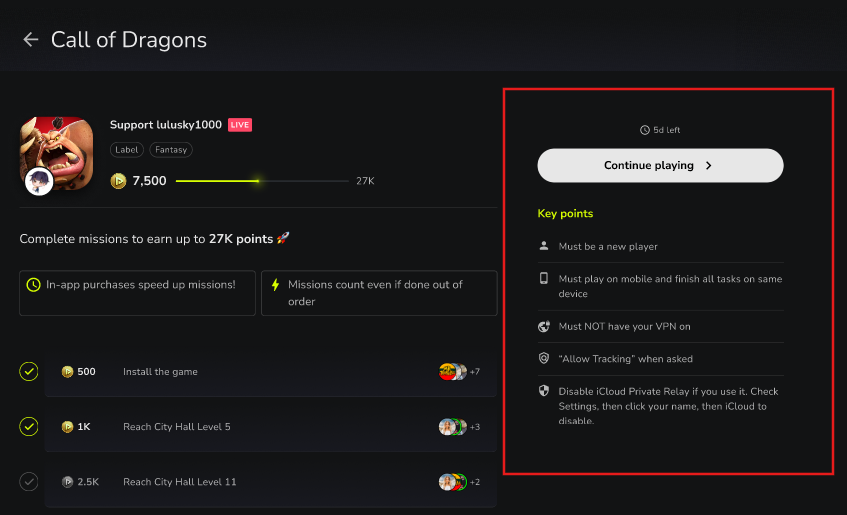 Missions and Rewards (FAQs) – GrabTap