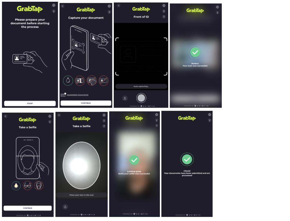 Verification Process – GrabTap